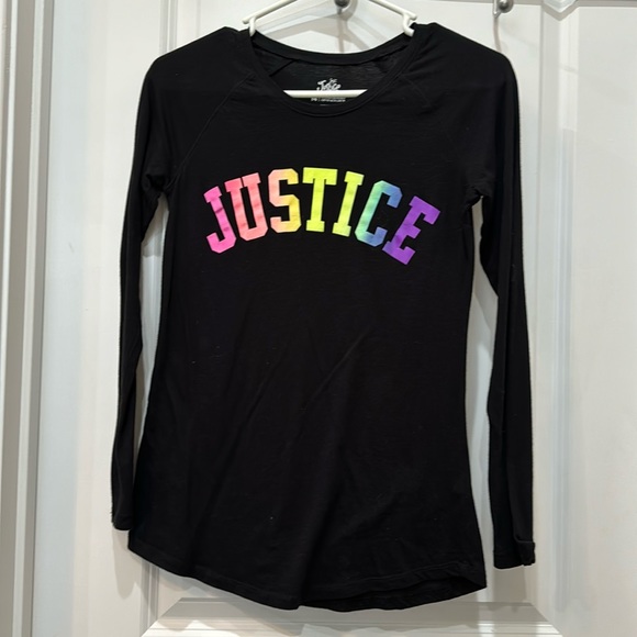 Justice | Shirts & Tops | Justice Black Tshirt | Poshmark
